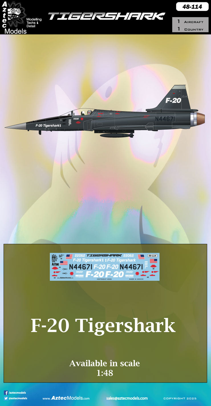 D48-114 F-20 Tigershark – Aztec Models