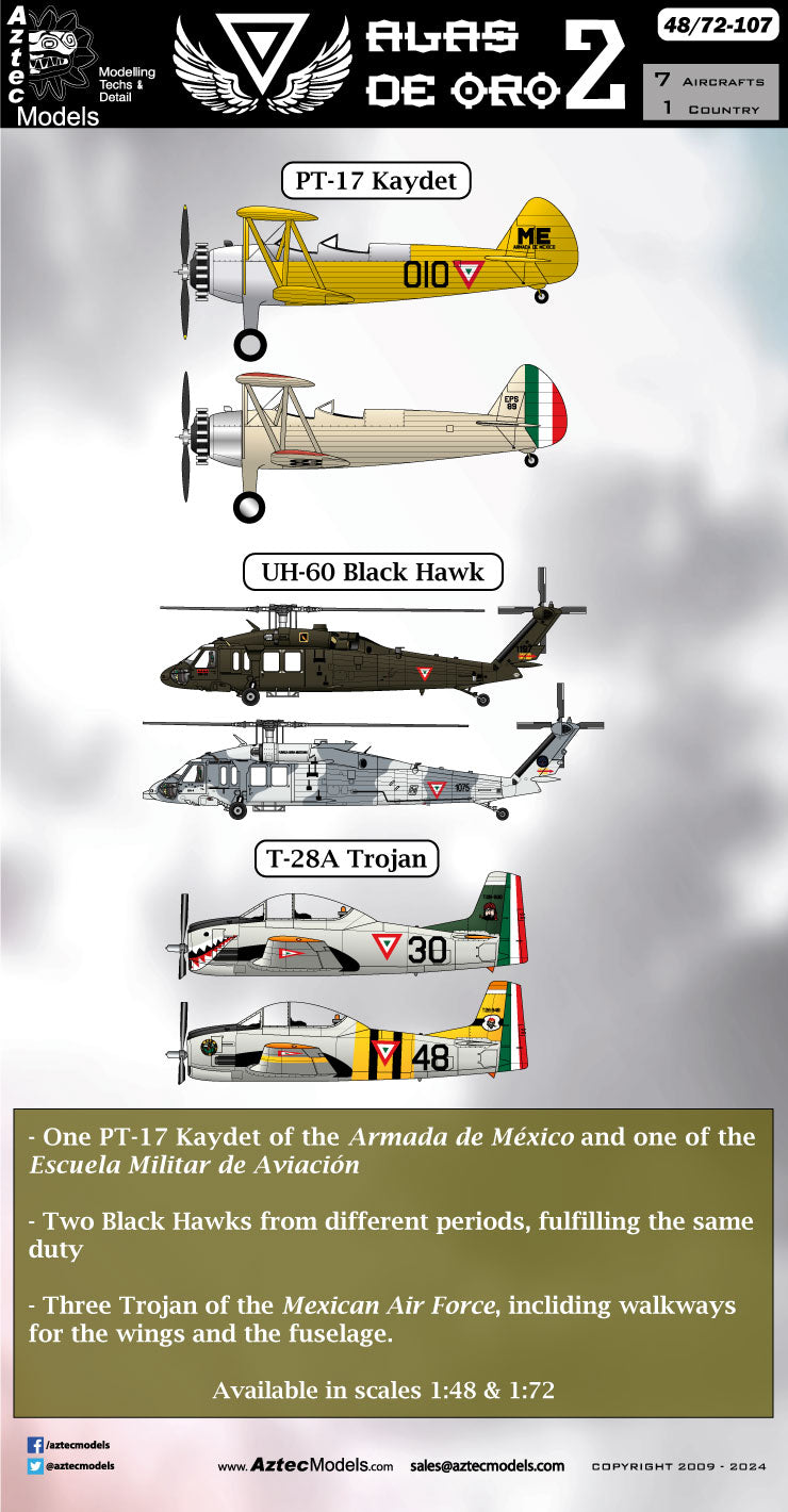 D-107 - Alas de Oro 2 LIMTIED EDITION (Few Existences remain) – Aztec Models