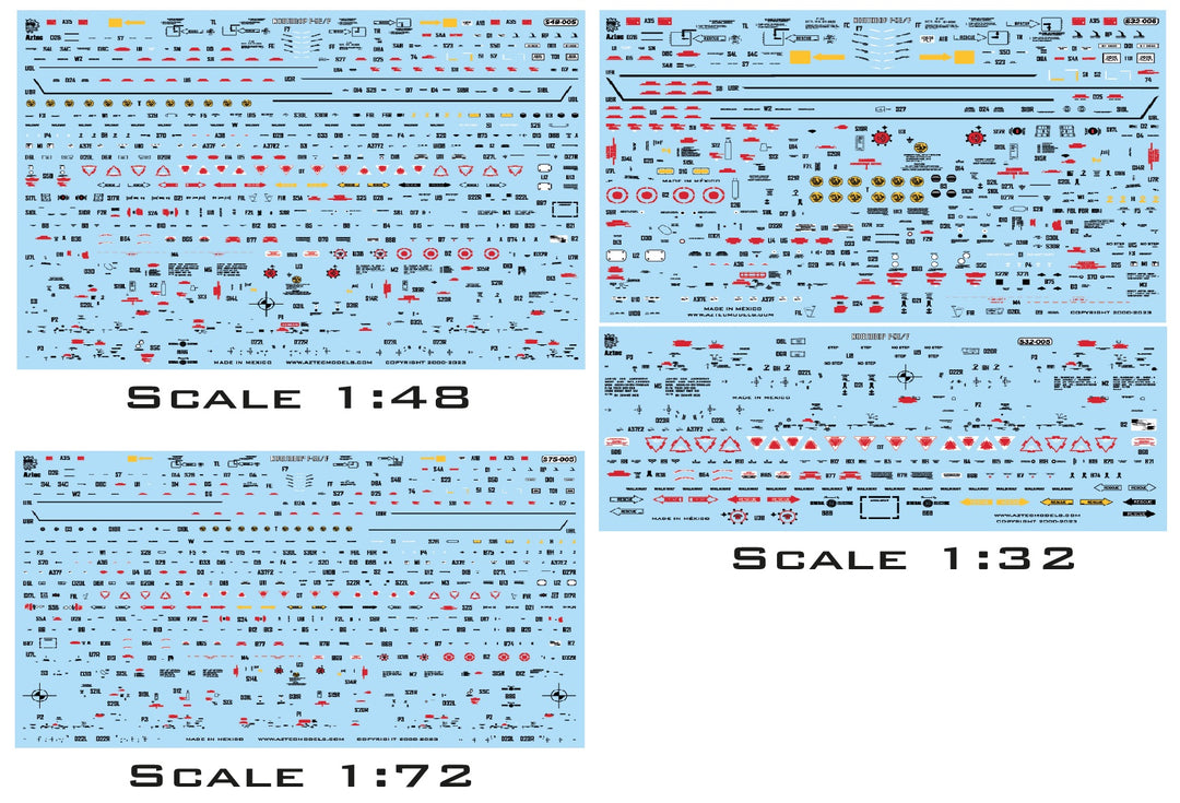 S-005 Stencil for F-5 E/F – Aztec Models