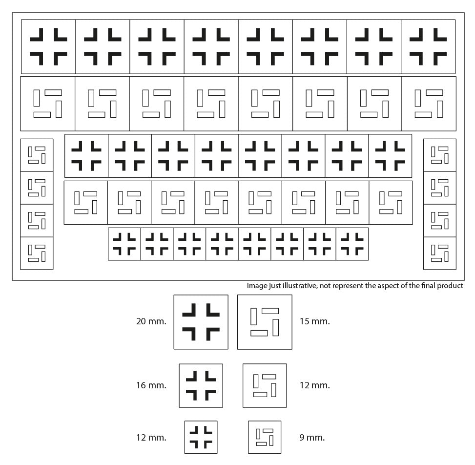 M-006 Axis Marks Vinyl Mask 1 – Aztec Models