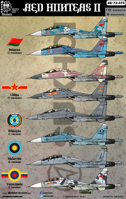 Decals – tagged "Su-27" – Aztec Models