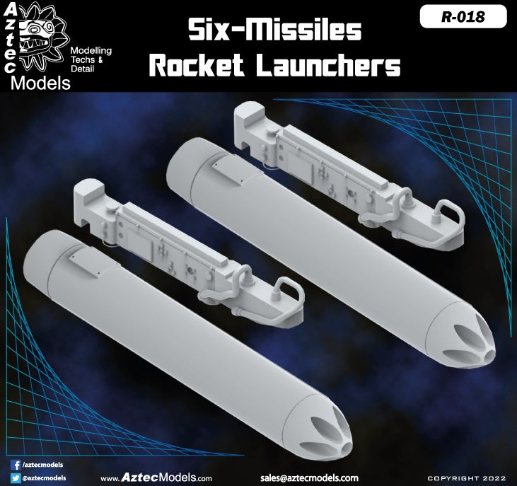 R-018 LAU32 Rocket Launcher set – Aztec Models