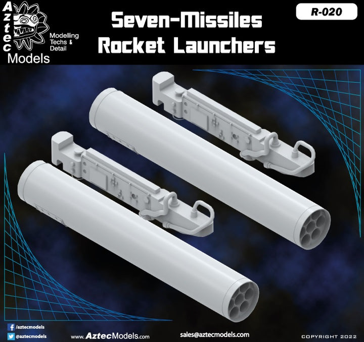 R-020 LAU-131/A Rocket Launcher set – Aztec Models